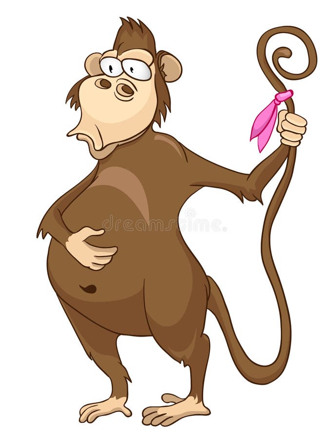 Cartoon Character Monkey stock vector. Illustration of babyish - 21988636