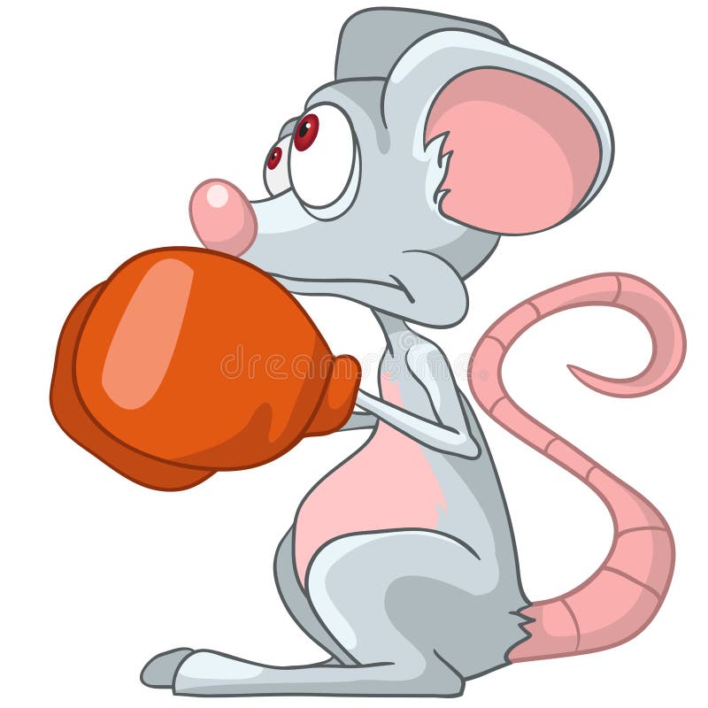 Angry rat stock vector. Illustration of thief, evil, scared - 33033124