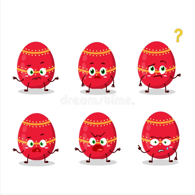 Confused Cartoon Easter Egg Stock Illustrations – 106 Confused Cartoon ...