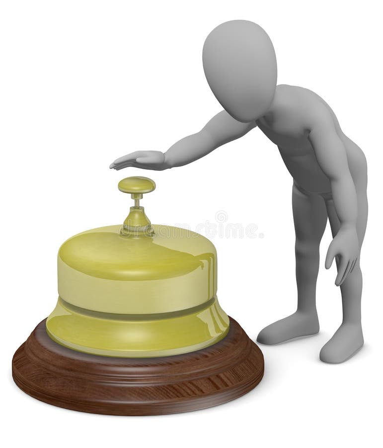 Cartoon Reception Bell Stock Illustrations – 490 Cartoon Reception Bell ...