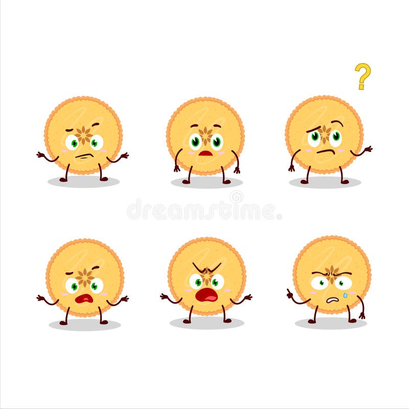 Savory Pie Cartoon Character with Love Cute Emoticon Stock Vector ...