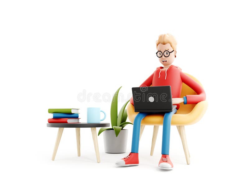 3d Nerd Cartoon Character Stock Illustrations – 389 3d Nerd Cartoon ...