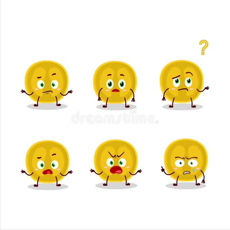Cartoon Character of Slice of Nance with What Expression Stock Vector ...