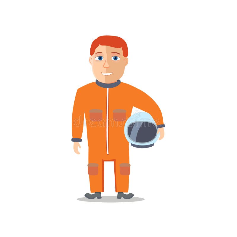 Cartoon Character Spaceman with Cpace Suit. Vector Stock Vector ...