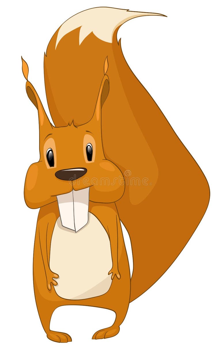 Happy Smiling Squirrel Cartoon Character Stock Illustrations – 1,503 ...