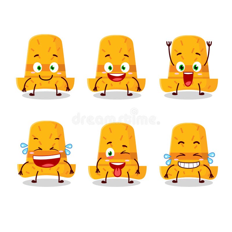 Cartoon Character of Straw Hat with Smile Expression Stock Vector ...
