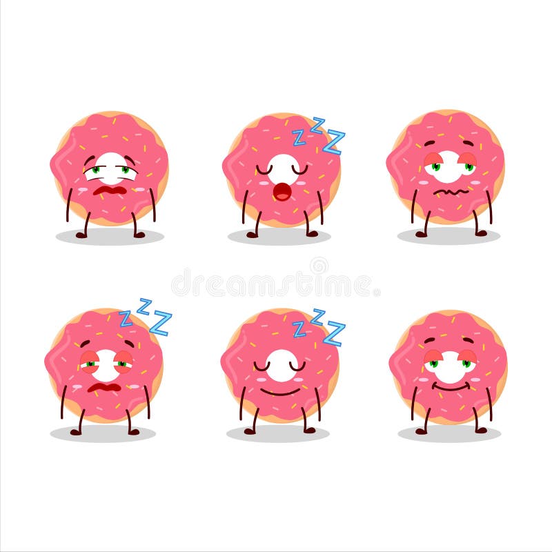 Tired Doughnut Cartoon Stock Illustrations – 16 Tired Doughnut Cartoon ...