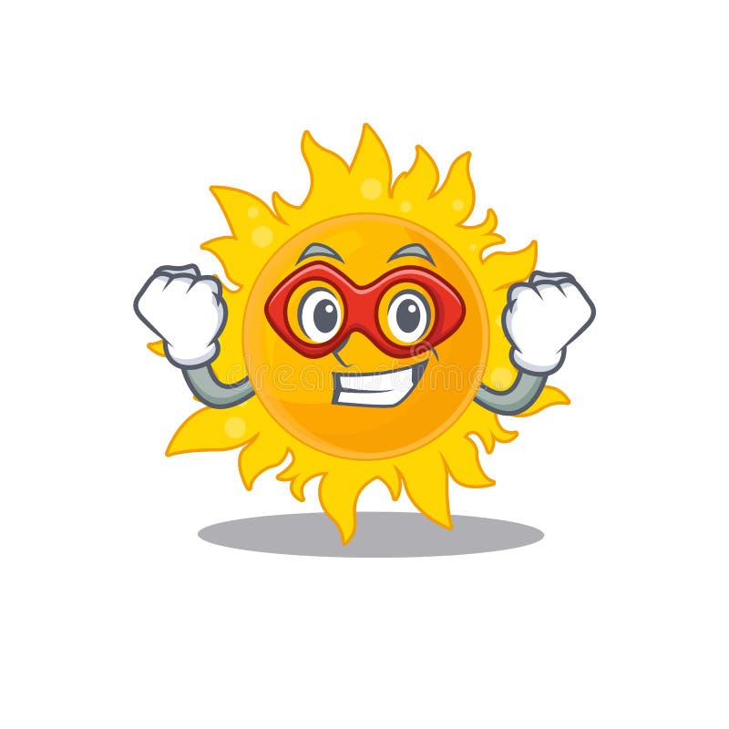 Sun man cartoon character stock vector. Illustration of holidays - 23753834