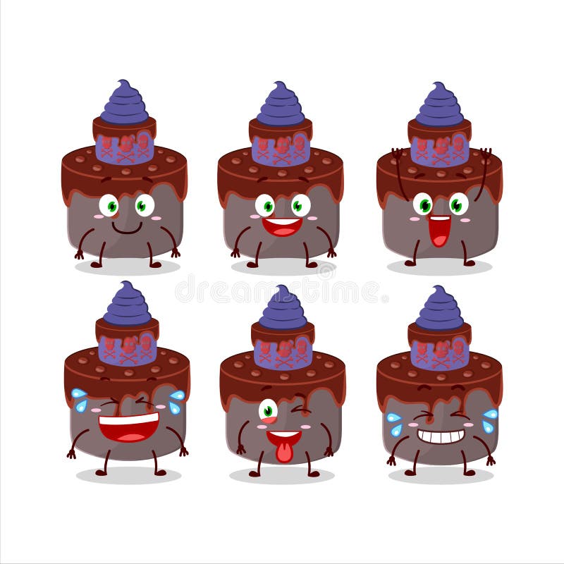 Cartoon Character of Tart Halloween with Smile Expression Stock Vector ...