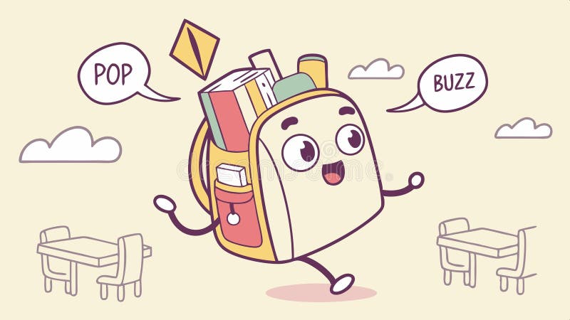 Cartoon Character with Thought Bubbles Vector Design Generative AI ...