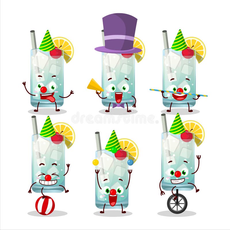 Cartoon Character of Tom Collins with Various Circus Shows Stock Vector ...