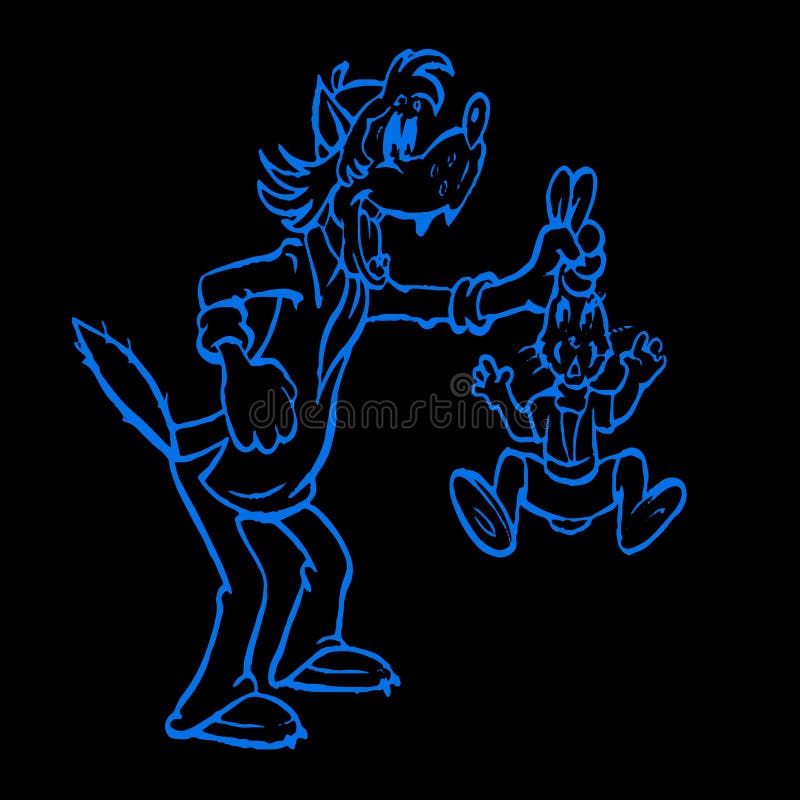 Scared Wolf Stock Illustrations – 104 Scared Wolf Stock Illustrations ...