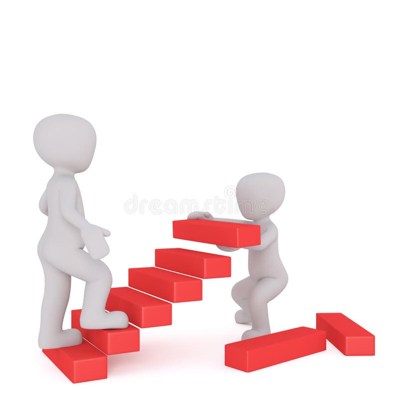 Team Building Stairs Cartoon Stock Illustrations – 80 Team Building ...