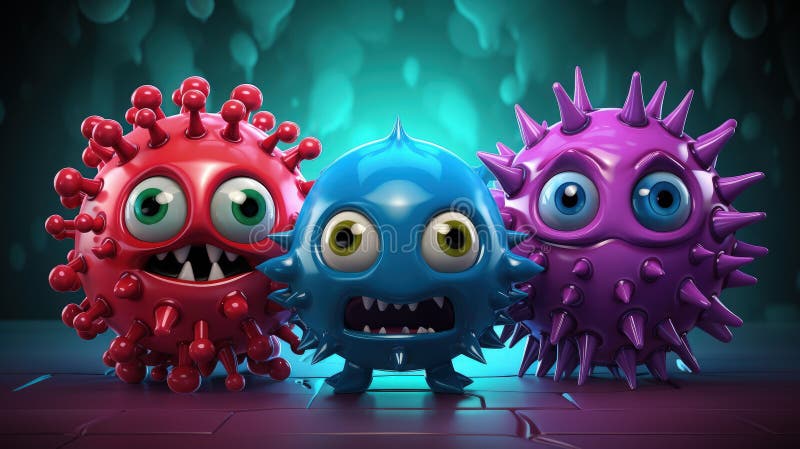 Animated Viruses Stock Illustrations – 136 Animated Viruses Stock ...