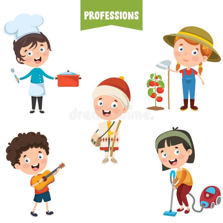Different Jobs Cartoon Stock Illustrations – 1,344 Different Jobs ...
