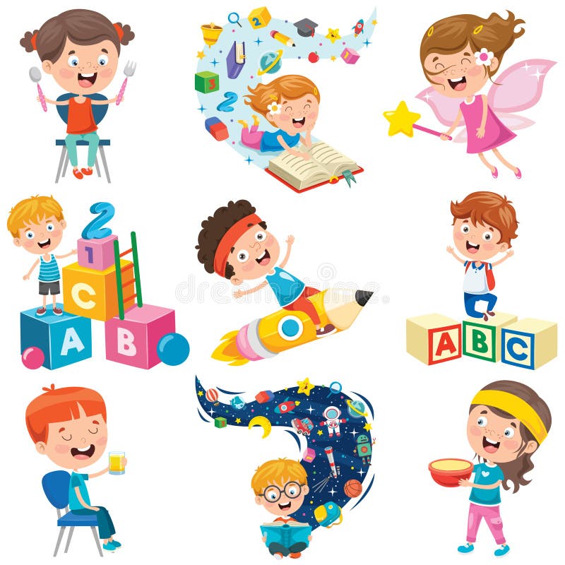 Cartoon Activities Stock Illustrations – 17,504 Cartoon Activities ...