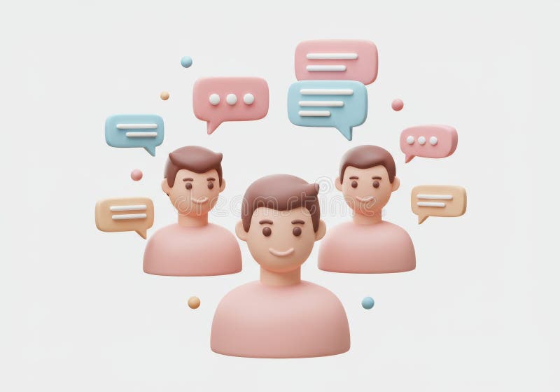 Cartoon Characters Engaged in Social Media Communication with Speech ...