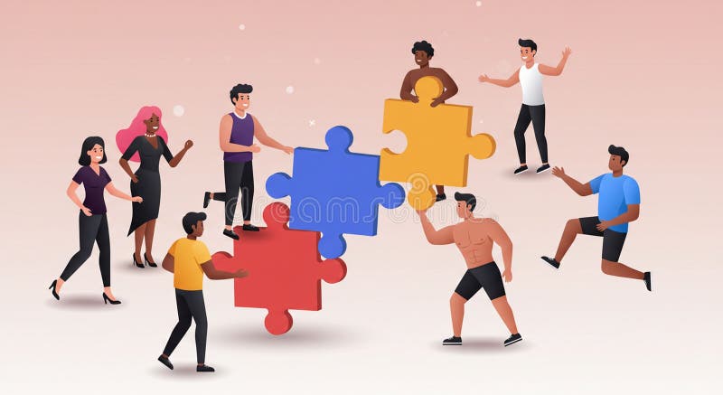 Playful Collaborative Scene Stock Illustrations – 142 Playful ...