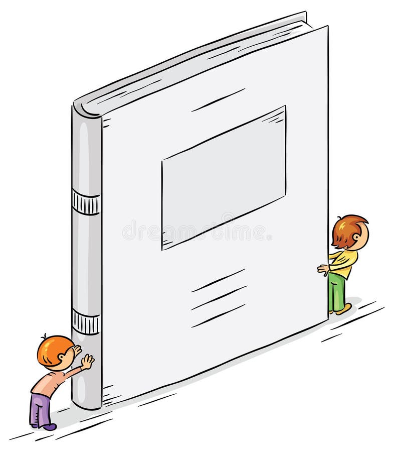 Cartoon open book stock vector. Illustration of book - 37037169