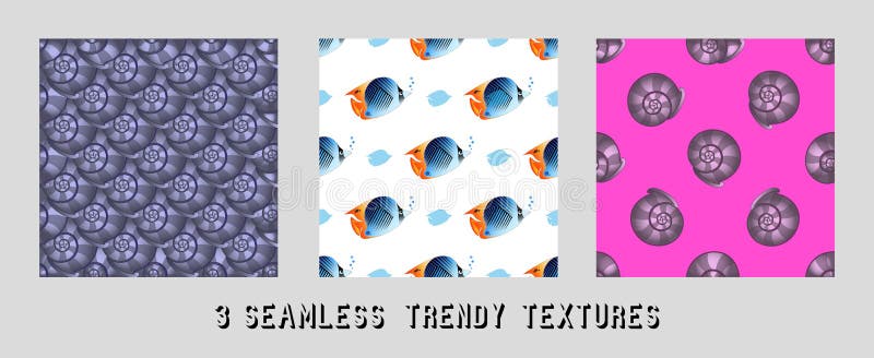 Cartoon Characters Pattern for Design Stock Vector - Illustration of ...