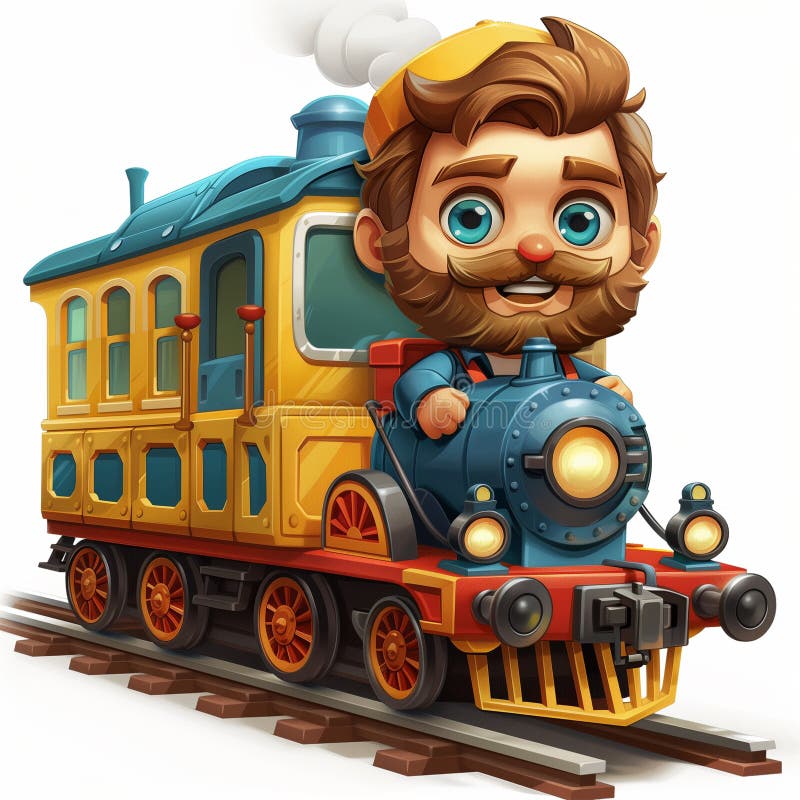 Cartoon Characters Railroad Overalls Stock Photos - Free & Royalty-Free ...