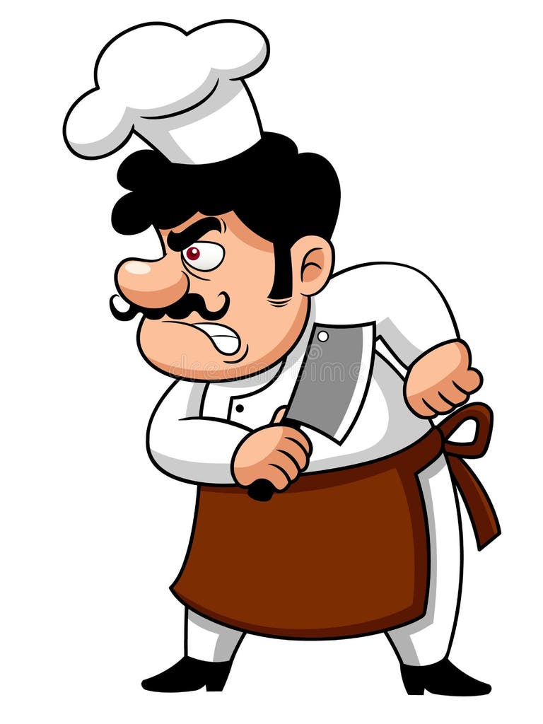 Cartoon Angry Chef Stock Illustrations – 1,077 Cartoon Angry Chef Stock ...