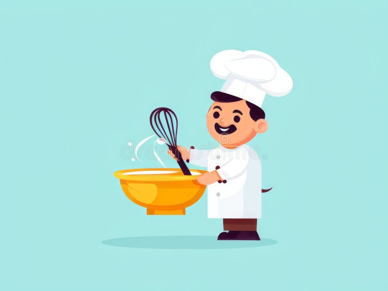 Cartoon Chef Character Vector Design Stock Illustration - Illustration ...