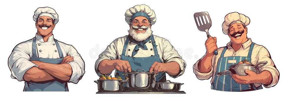 Cooks Cartoon Stock Illustrations – 1,561 Cooks Cartoon Stock ...