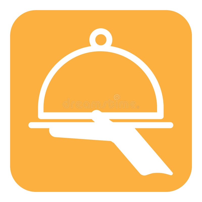 Cartoon serving tray stock vector. Illustration of design - 258087656