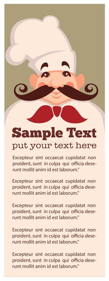 Cartoon chef stock vector. Illustration of funny, chef - 57652658