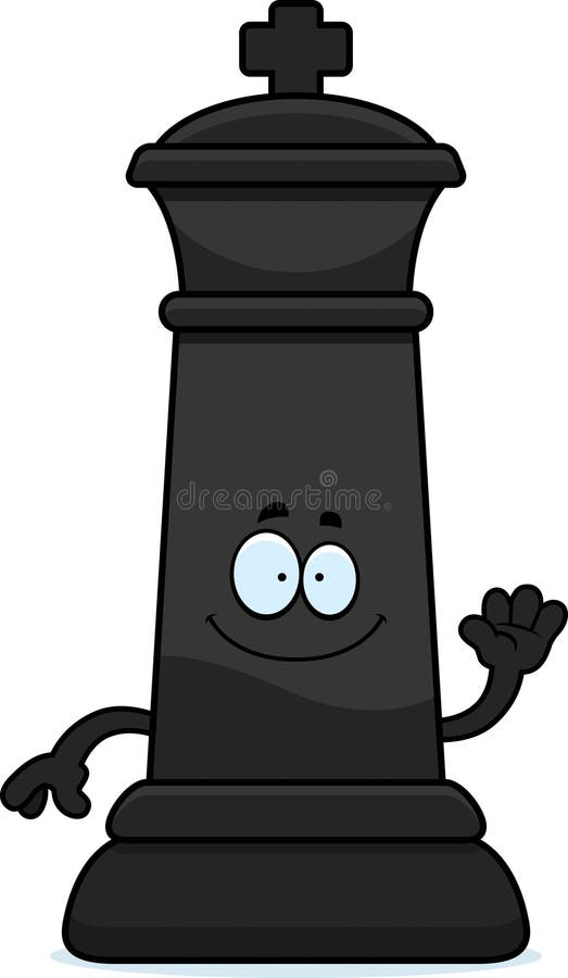 Cartoon Chess Rook Waving stock vector. Illustration of graphic - 47756211