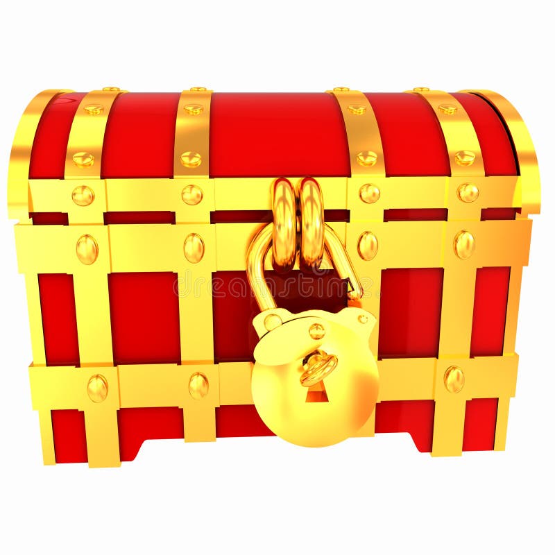 Cartoon chest stock vector. Illustration of pirate, inside - 64705476