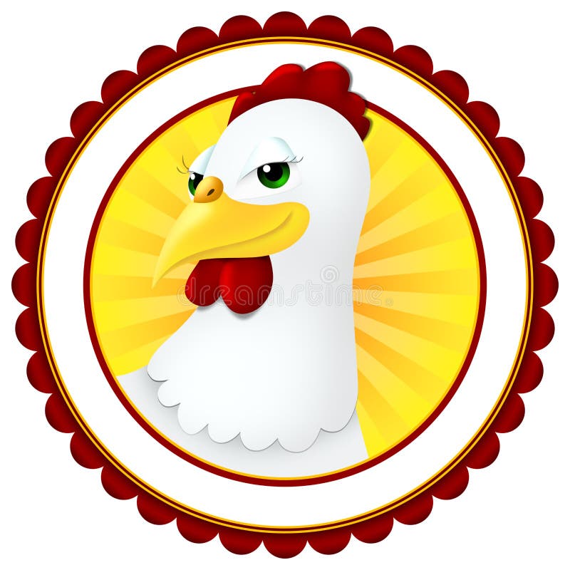 Cartoon chicken stock illustration. Illustration of cartoon - 9004031