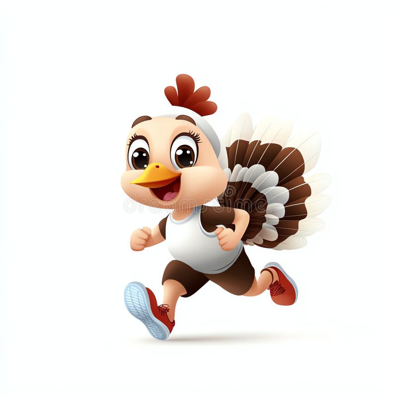 Running Chicken Cartoon Stock Illustrations – 733 Running Chicken ...
