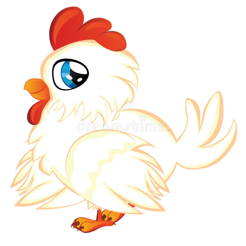 Cartoon Chicken stock vector. Illustration of farm, livestock - 38951306