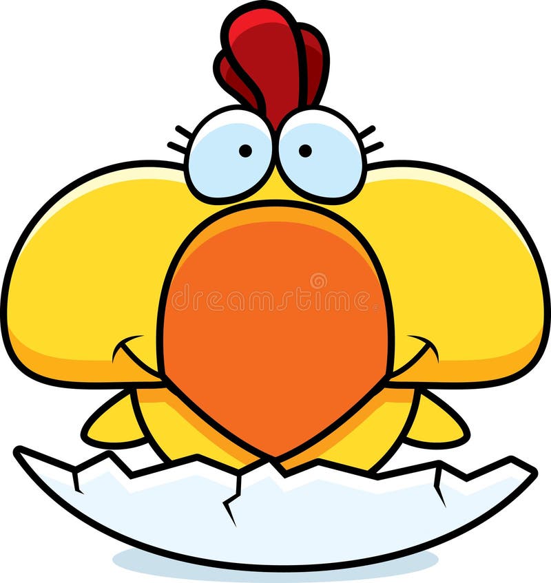 Cartoon Chicken Hatch stock vector. Illustration of vector - 47400010