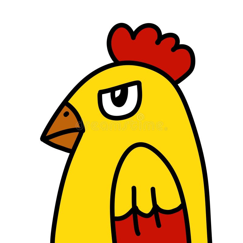 Cartoon Chicken Head Stock Illustrations – 8,006 Cartoon Chicken Head ...