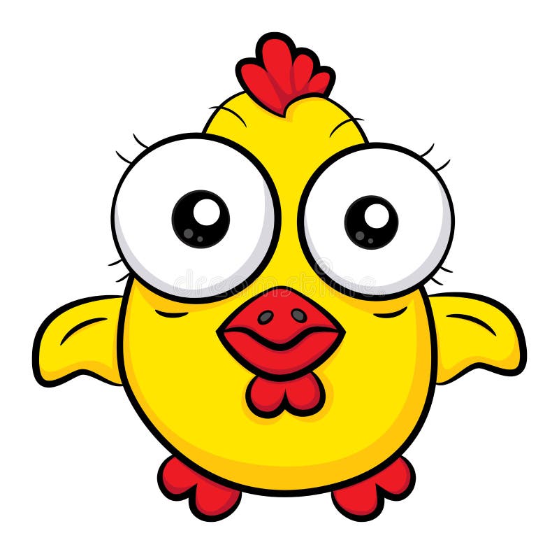 Cartoon chicken stock vector. Illustration of cartoon - 35085426