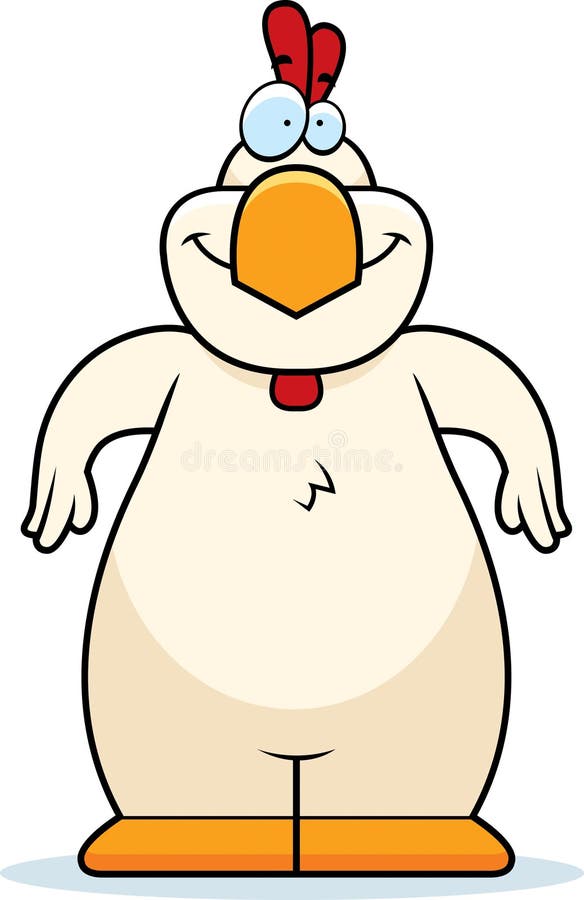 Cartoon Sad Chicken stock vector. Illustration of bird - 47400126