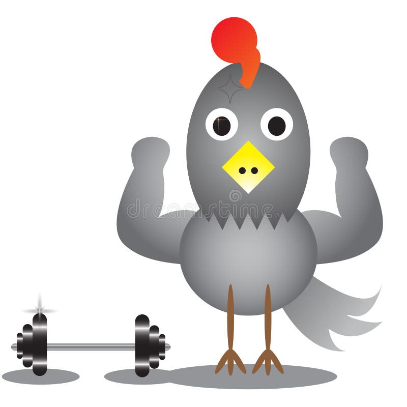 Strong Chicken Cartoon Stock Illustrations – 972 Strong Chicken Cartoon ...