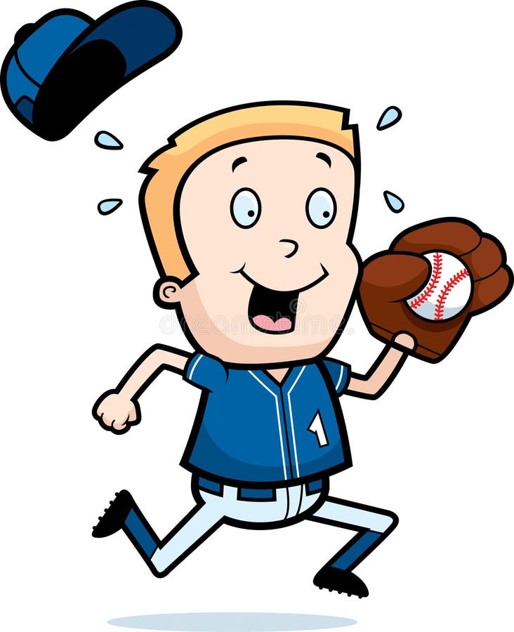 Cartoon Child Baseball stock vector. Illustration of graphic - 47527455