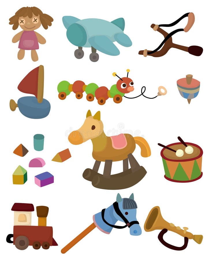 Cartoon child toy icon stock vector. Illustration of isolated - 19339005