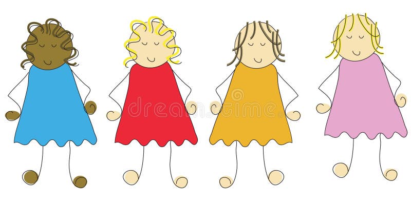 4 Sisters Clipart