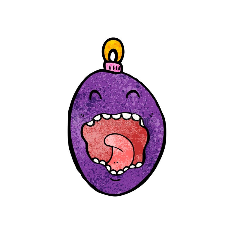 Cartoon christmas bauble stock vector. Illustration of character - 38061428