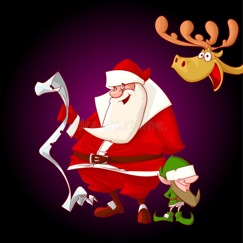 Christmas Elves Peeking Stock Illustrations – 11 Christmas Elves ...