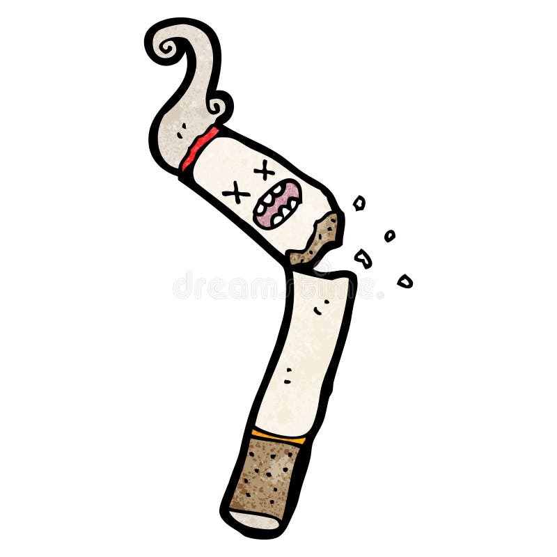 Cartoon cigarette stock vector. Illustration of character - 38063532