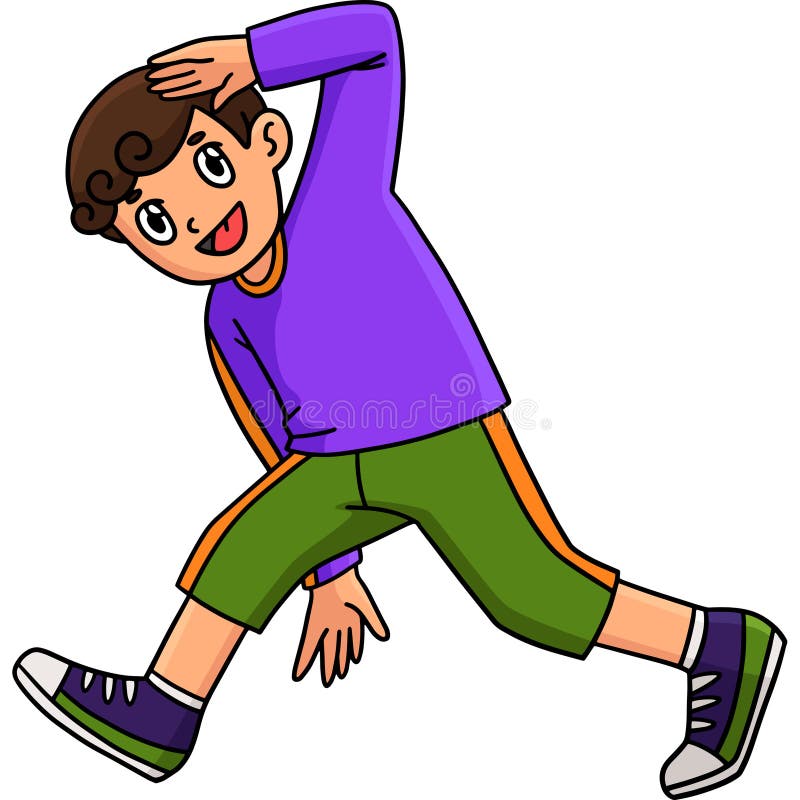 Breakdance B Boy Doing Spin Down Shuffle Clipart Stock Vector ...