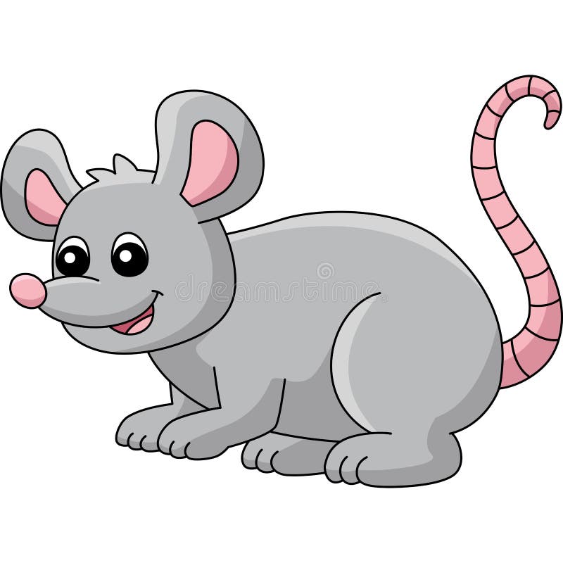 Mouse Cartoon Colored Clipart Illustration Stock Vector - Illustration ...