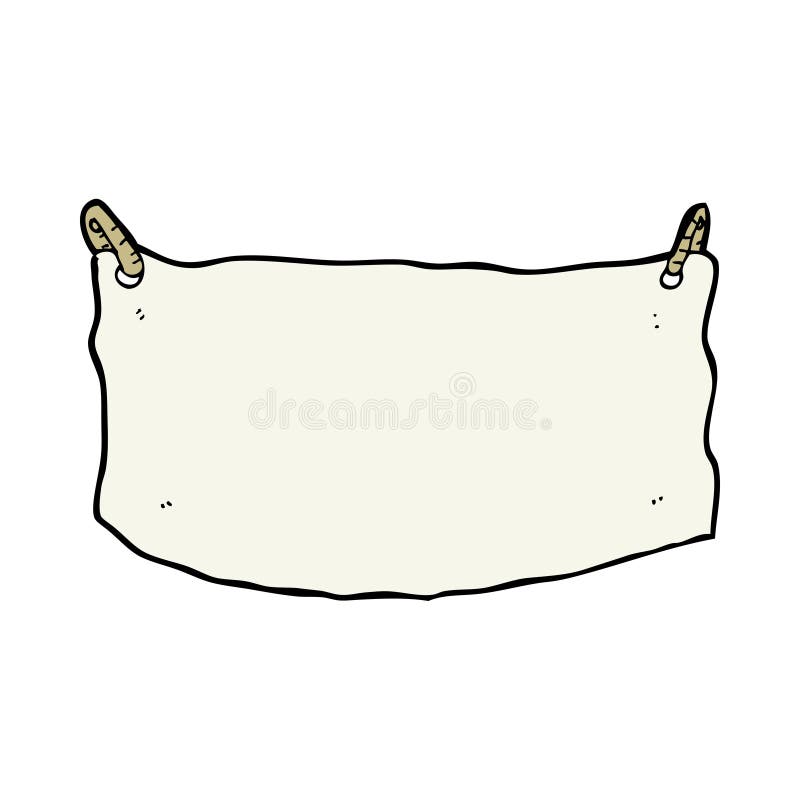 Cartoon cloth banner stock vector. Illustration of funny - 37036615