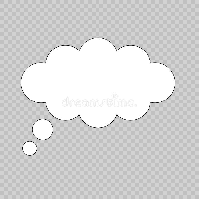 Cartoon Cloud Bubble Speech Stock Illustration - Illustration of dream ...